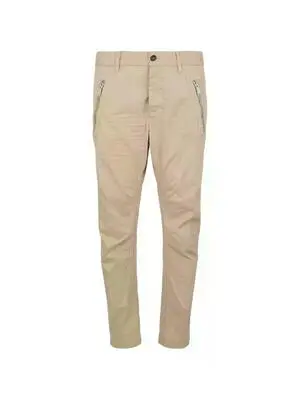 Dsquared2 Zip-detail Chino Trousers - Neutrals