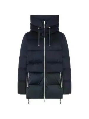 DUNO Quilted Hooded Jacket - Blue