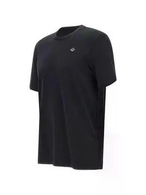 BLAUER. Logo-print T-shirt - Black