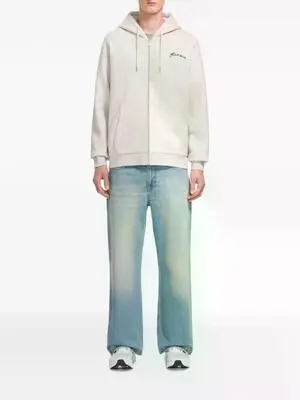 FLANEUR Signature Zip-uphoodie - Grey