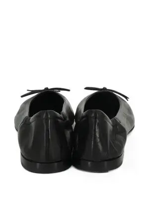 POMME D´OR Giorgia 0450 Bow-detail Leather Ballet Flats