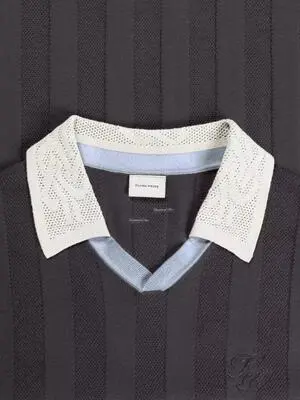 Filling Pieces Knitted Vertical-stripe Sweater