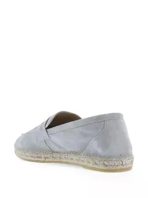 PARIS PUNK Suede Espadrille Loafers