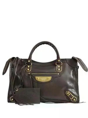 Balenciaga Le City Uptown Shoulder Bag - Brown