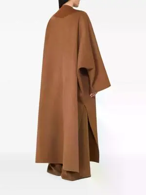 Max Mara Suede-panelled Cashmere Coat