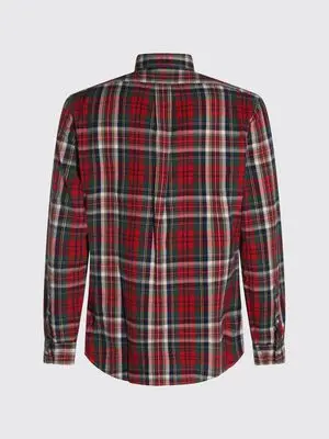 Polo Ralph Lauren Slim Fit Check Cotton Shirt With Button-down Collar - Green