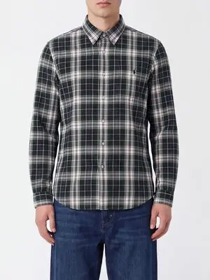 Polo Ralph Lauren Slim Fit Check Cotton Shirt With Button-down Collar - Navy