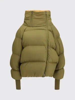 GANNI Future Quilted Nylon Puffer Jacket With Funnel Neck And Side Zip