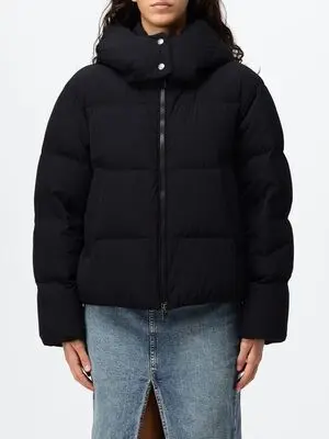Woolrich Madison Quilted Nylon Down Jacket With A Removable Hood - Black