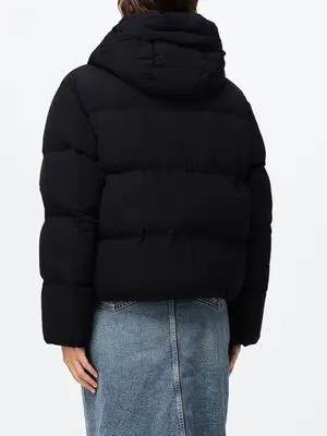 Woolrich Madison Quilted Nylon Down Jacket With A Removable Hood
