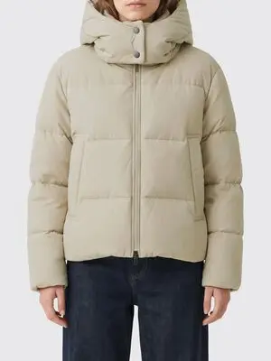 Woolrich Madison Quilted Nylon Down Jacket With A Removable Hood - White