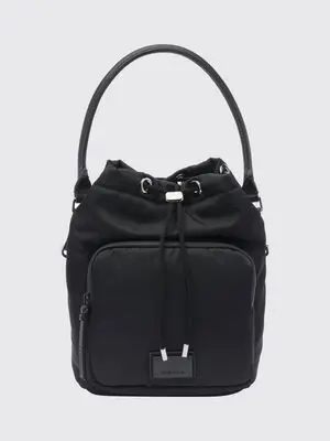 Premiata Mia Technical Fabric Bucket Bag With Removable Logo Strap