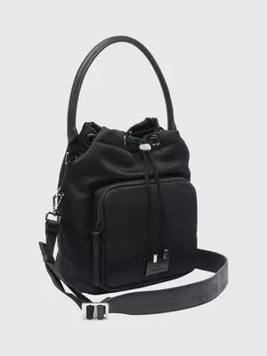 Premiata Mia Technical Fabric Bucket Bag With Removable Logo Strap
