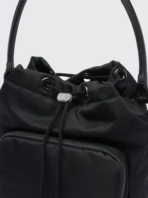 Premiata Mia Technical Fabric Bucket Bag With Removable Logo Strap