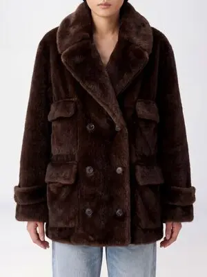 SWORD 6644 Fur Coat - Brown