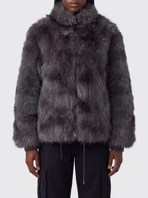 SWORD 6644 Fur Coat - Grey
