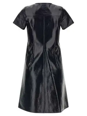 COURREGES 2-pocket Vinyl' Dress