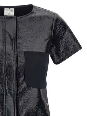 COURREGES 2-pocket Vinyl' Dress