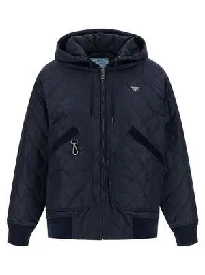 Prada Quilted Hooded Jacket