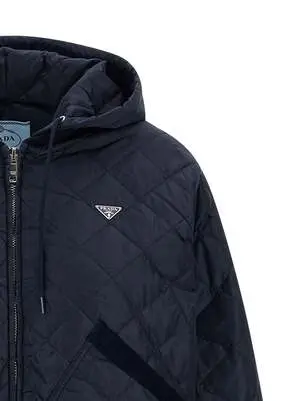 Prada Quilted Hooded Jacket