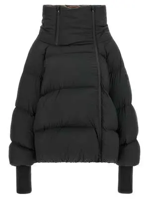GANNI Future Nylon Down Jacket - Gray