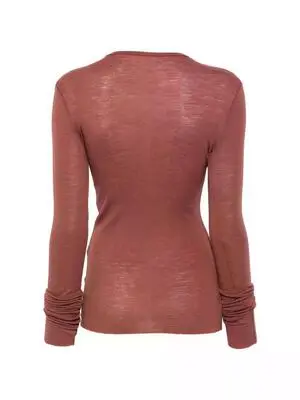 ALYSI Fine-knit Long-sleeve Top