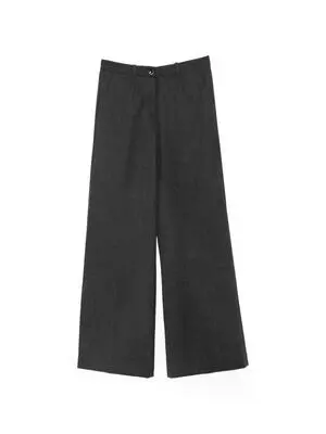 NINE:INTHE:MORNING Nadia Wide-leg Tailored Trousers - Grey