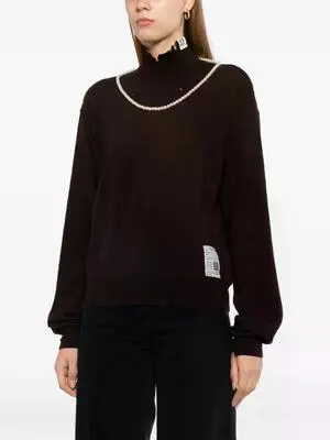 Mihara Yasuhiro Pearl Distressed Sweater