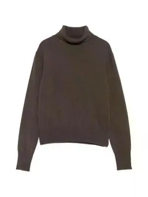 DANIELE FIESOLI Roll-neck Cashmere-blend Sweater - Brown