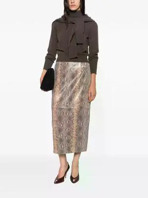 DANIELE FIESOLI Roll-neck Cashmere-blend Sweater