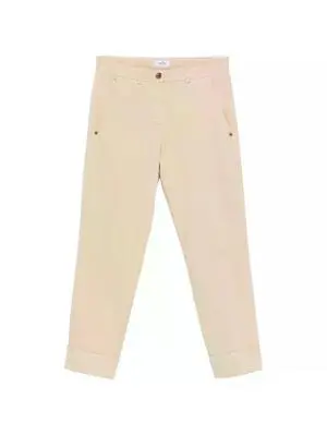 MASON'S Turn-up-hem Trousers - Neutrals