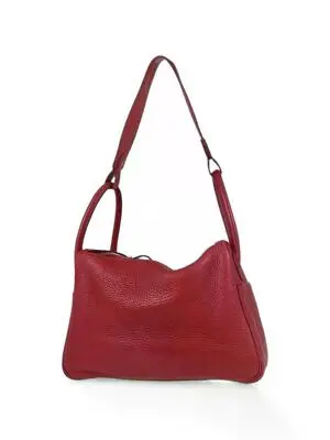 Hermès 30 Lindy Shoulder Bag - Red