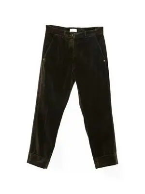 MASON'S Turn-up Trousers - Brown