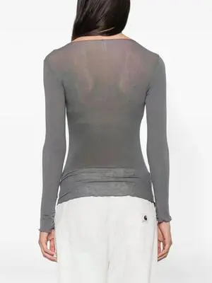 DANIELE FIESOLI Boat-neck Long-sleeve Sweater