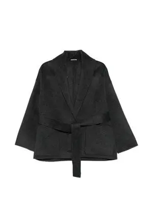 SUSANNE BOMMER Belted Shawl-collar Jacket