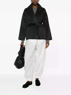 SUSANNE BOMMER Belted Shawl-collar Jacket