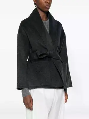 SUSANNE BOMMER Belted Shawl-collar Jacket