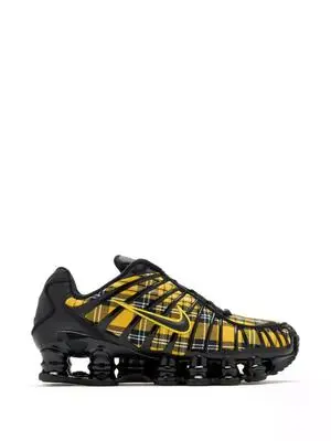 Nike Shox Tl Plaid Sneakers - Black
