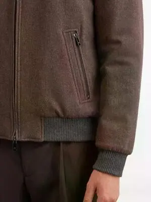 Pal Zileri Zip-up Wool Bomber Jacket
