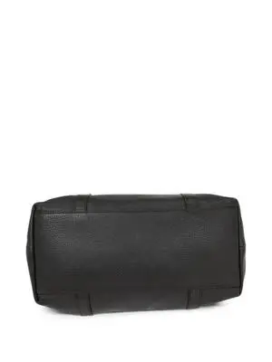Gucci Logo-charm Pebbled Leather Tote Bag