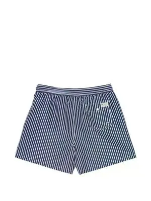 Polo Ralph Lauren Striped Drawstring Swim Shorts - Blue