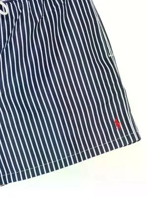 Polo Ralph Lauren Striped Drawstring Swim Shorts - Blue