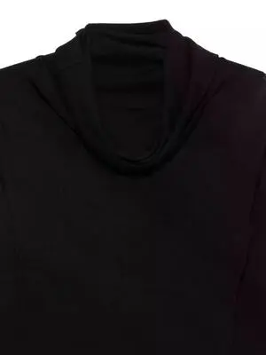 ALYSI Cowl-neck Fine-knit Sweater