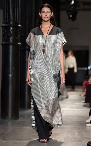 HEIRLOME Huipil Silk Midi Dress