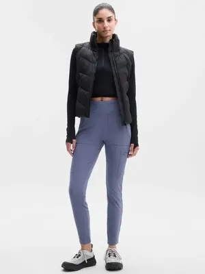 Athleta Headlands Hybrid High Rise Cargo Legging - Sail