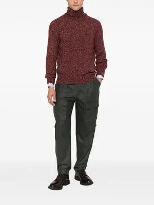 Brunello Cucinelli Wool And Silk Turtle-neck Sweate - Grey