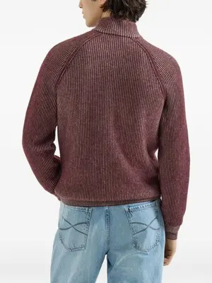 Brunello Cucinelli Cashemre Cardigan By - Red
