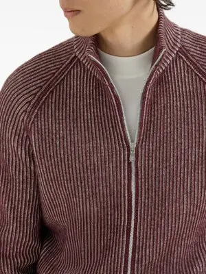 Brunello Cucinelli Cashemre Cardigan By - Red