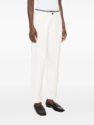 Brunello Cucinelli Cotton Trousers - White