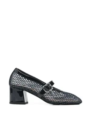 Alaïa Leather And Net Mary Jane Pumps
